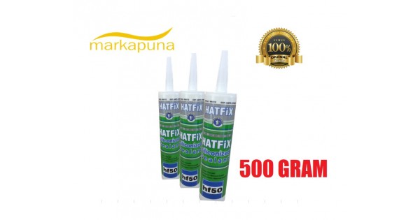 HATFIX HF 50 SİLİKONİZE MASTİK 500 GR GRİ